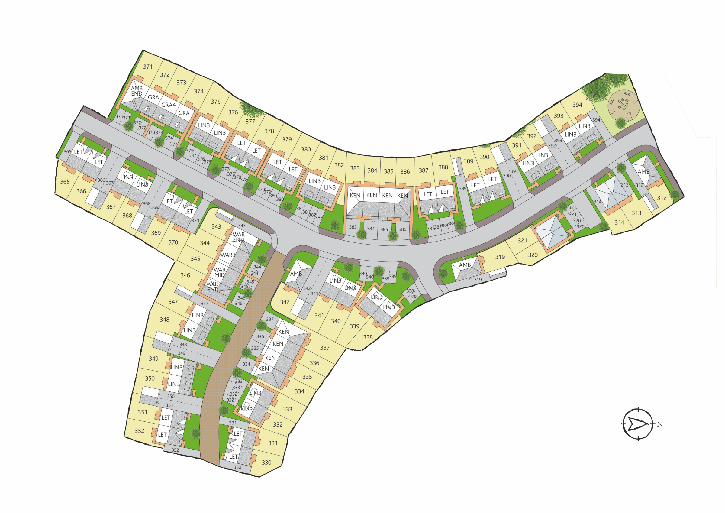 Interactive Site Plan | Anson Meadows, Woodford Garden Village | Redrow