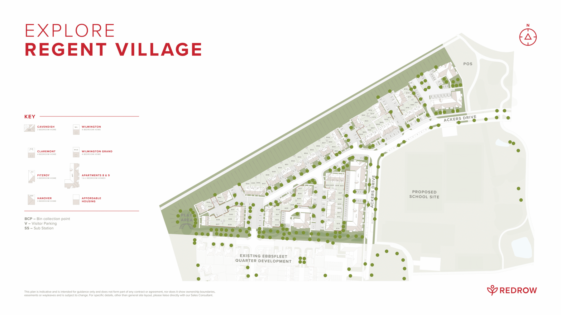 Interactive Site Plan | Regent Village, Ebbsfleet | Redrow
